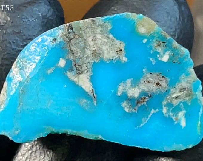 Kingman Turquoise High Grade Ultra Blue Rough 35ct. GENUINE Arizona ...