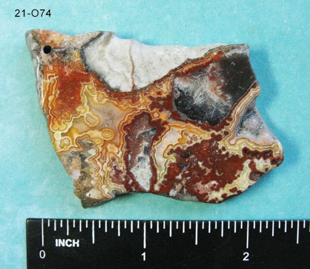 Agate Crazy Lace Mexico Insane Patterns Large 51mm Cabochon Cab Slab ...