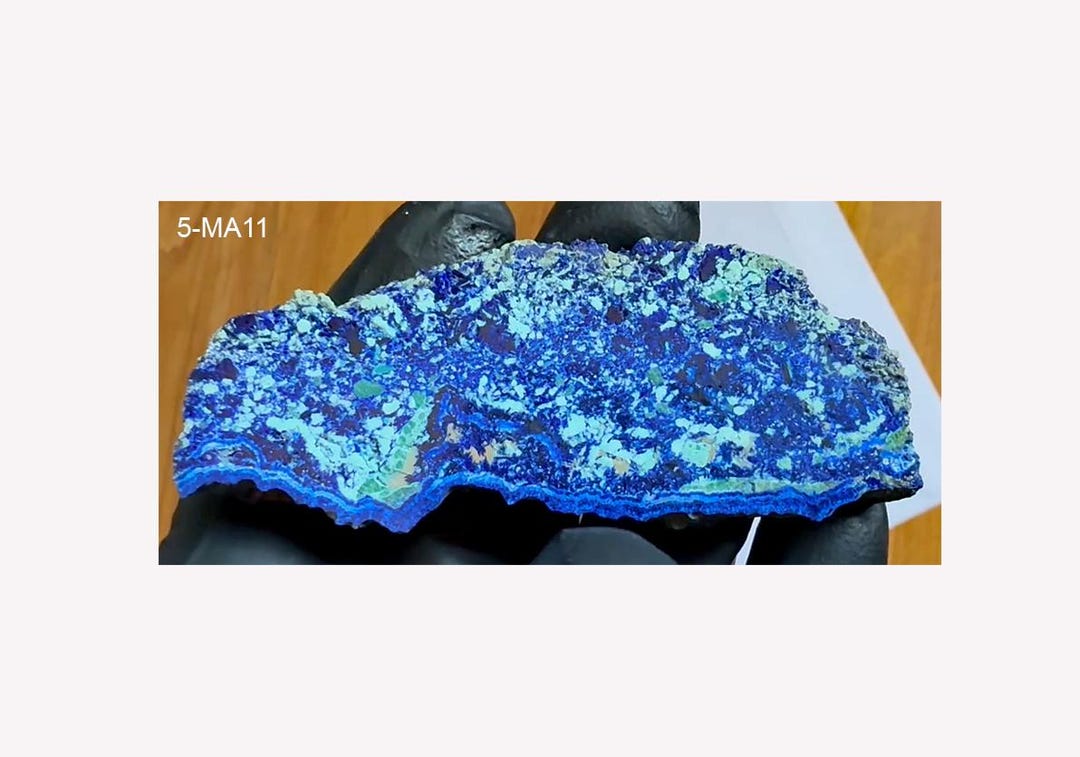Bisbee Arizona Azurite Specimen Slab LG 78mm - AZ Gemologist Seller - Etsy