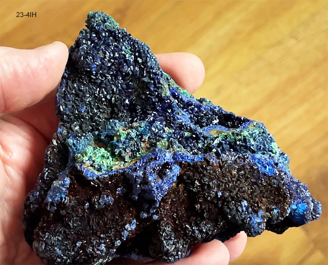 Azurite | Bright Sparkling Royal Blue Crystals | BIG 426g Mineral ...