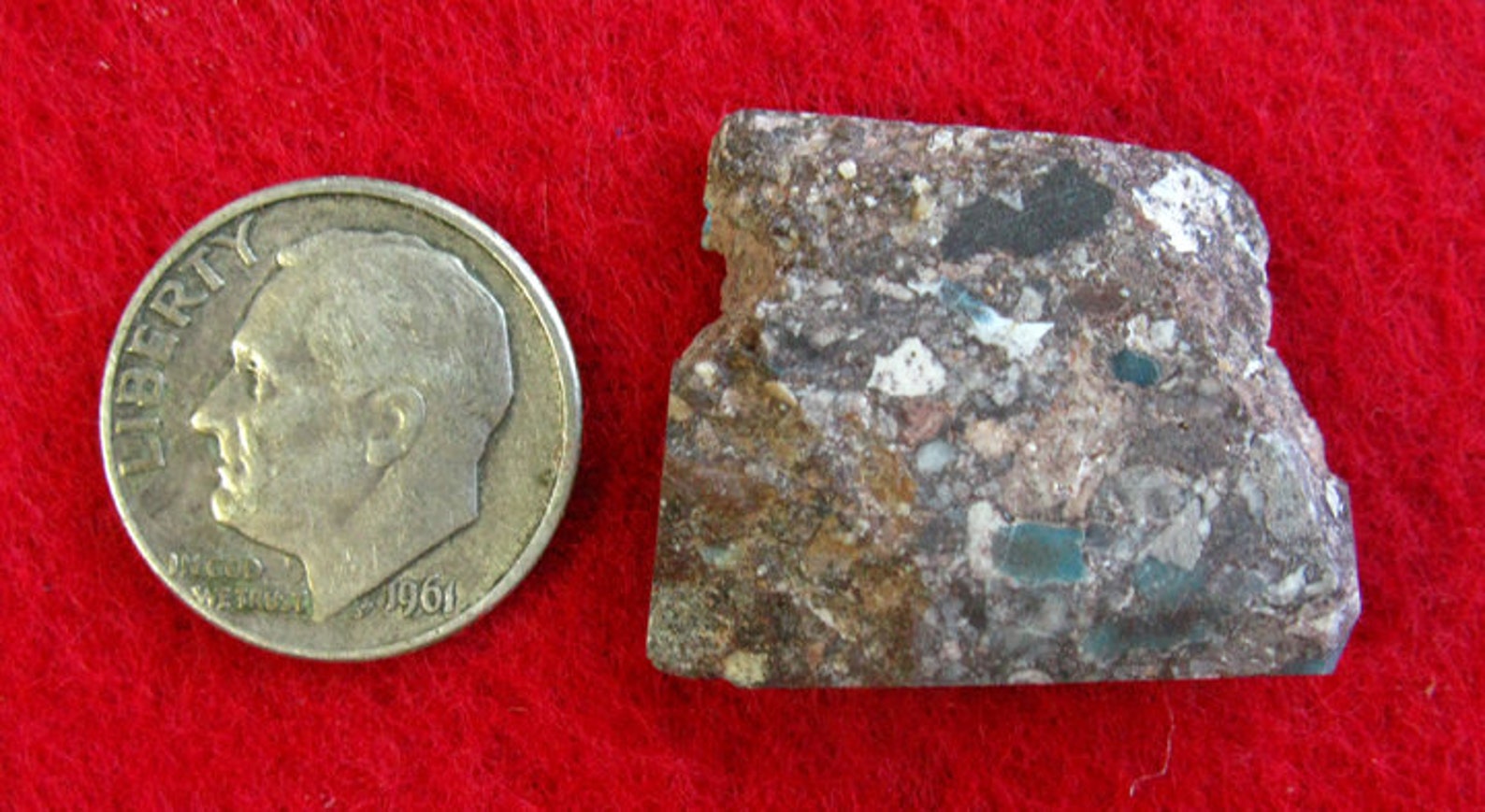 Turquoise Bisbee Rough Slab - 31ct. Gemologist Certified - Direct From ...