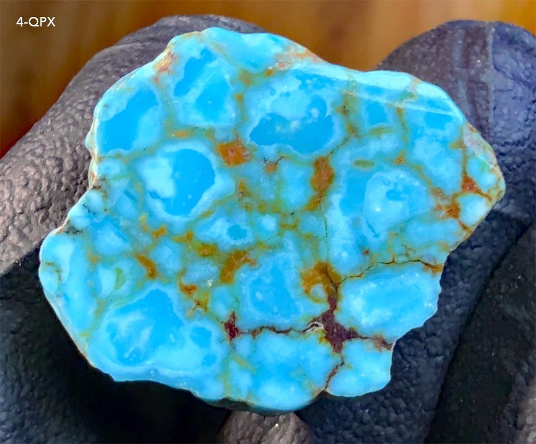 Kingman Turquoise ULTRA Grade Rough W/ Multi-matrix - Nice 24ct ...