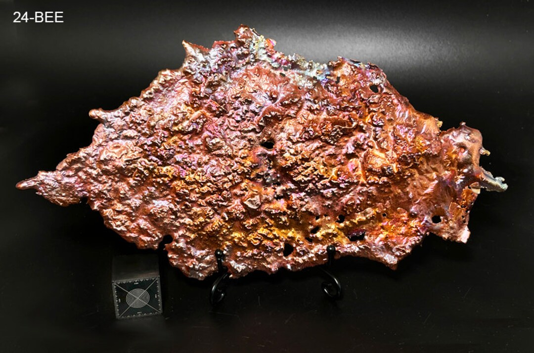Copper Specimen Ray Mine, AZ Insane Colors - Heat Treated Copper Splash ...