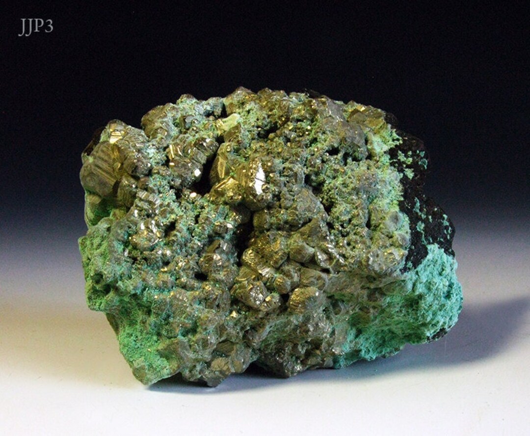 Bisbee, AZ - Rare & Unusual Native Copper on Pyrite Mineral Display ...