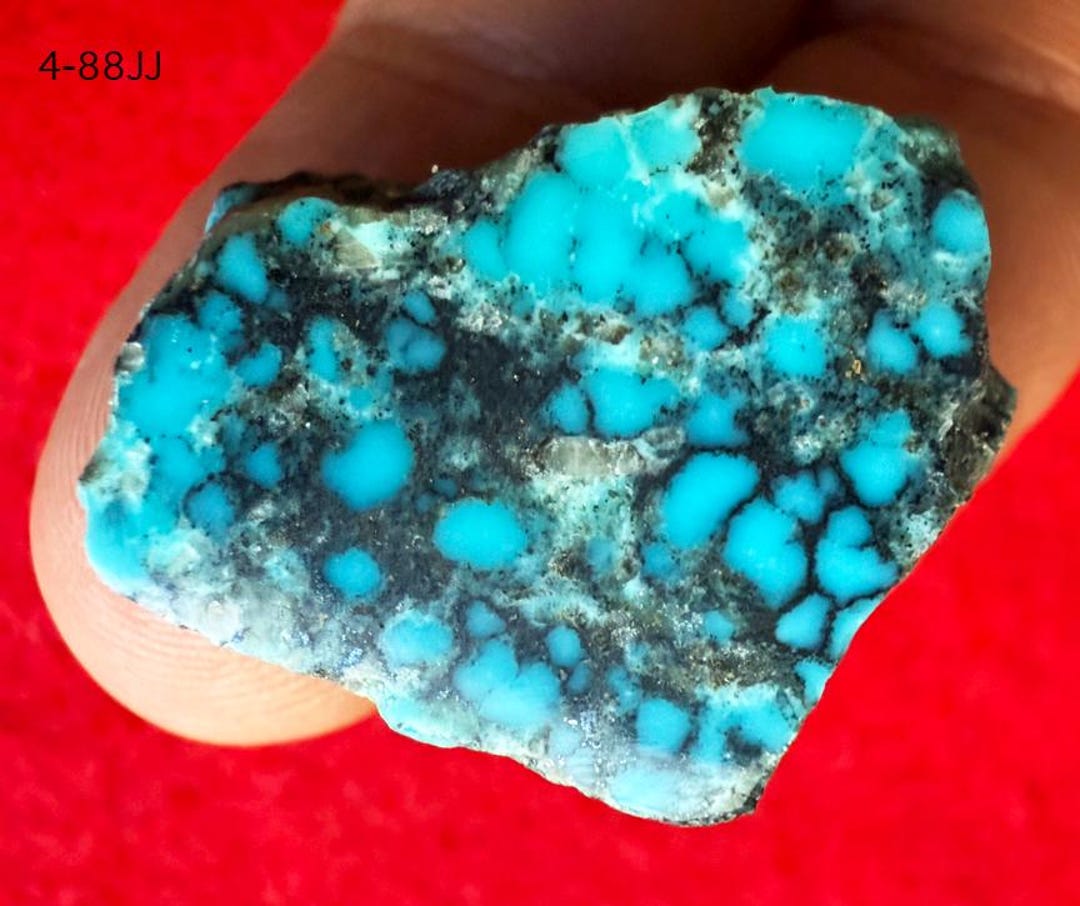 Kingman Turquoise High Grade Rough W/ Deep Blues Nice 32ct GENUINE ...
