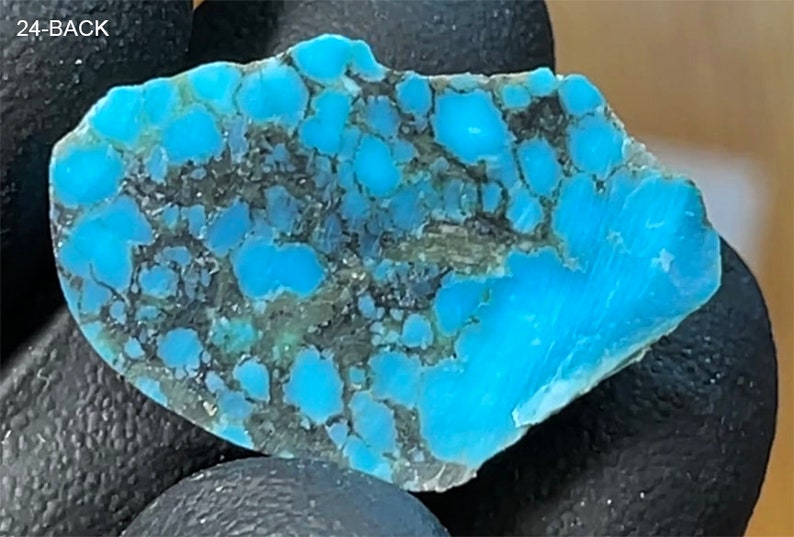 Kingman Turquoise High Grade Rough W/ Deep Blues - Nice 33ct - GENUINE ...