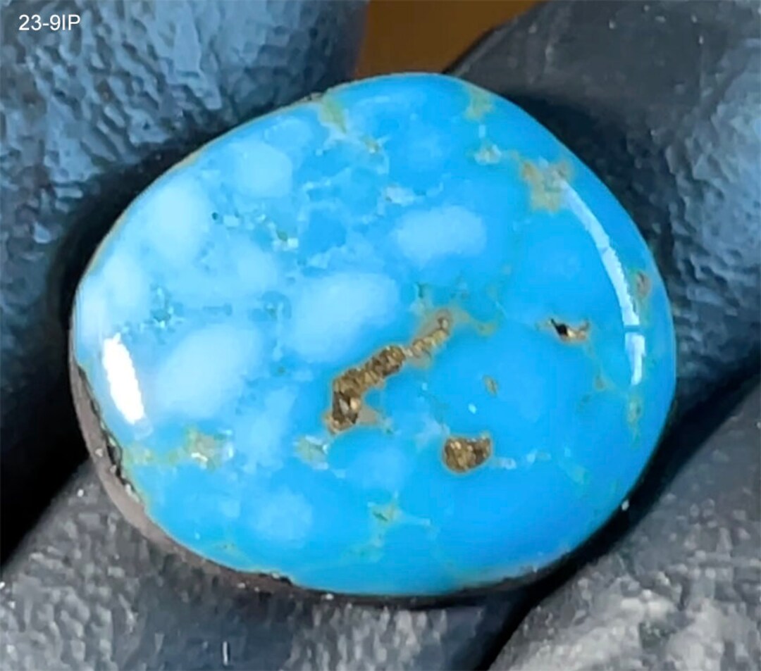 Bisbee Blue Turquoise Rare Cabochon 14ct. Arizona Gemologist Seller - Etsy