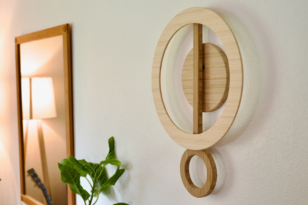 Aureolus Kinetic Art Wood Sculpture Double Pendulum Handmade Perpetual ...