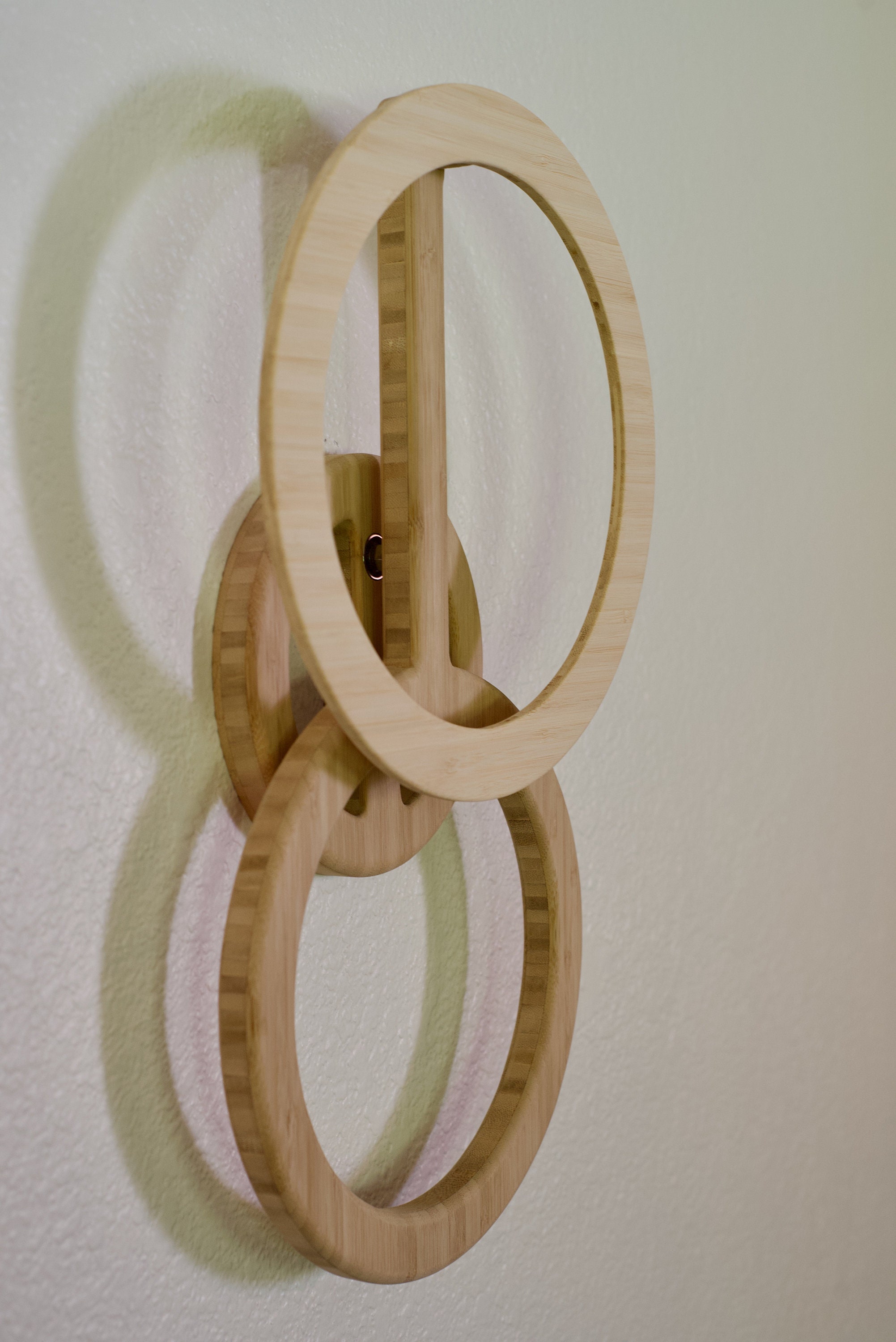 Orbitas - Kinetic Art Wood Sculpture Double Pendulum - Handmade ...