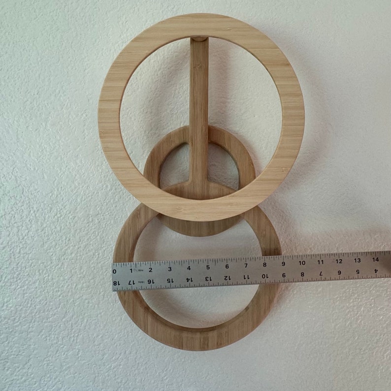 Orbitas - Kinetic Art Wood Sculpture Double Pendulum - Handmade ...
