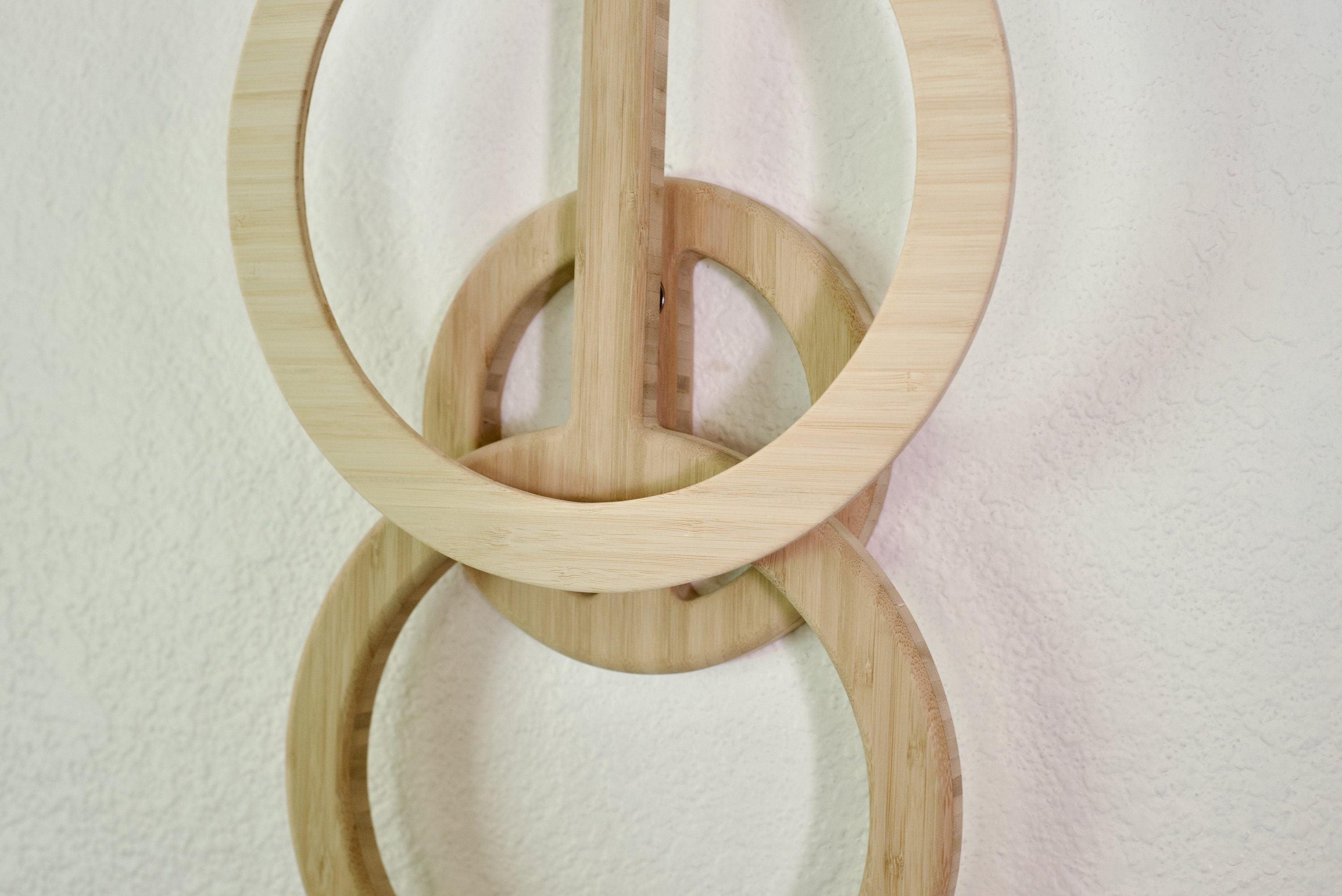 Orbitas - Kinetic Art Wood Sculpture Double Pendulum - Handmade ...