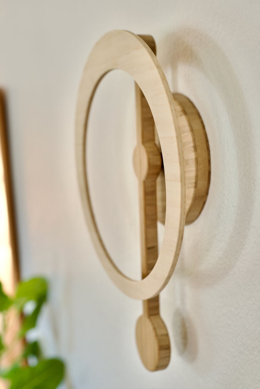 Pulsar Kinetic Art Wood Sculpture Double Pendulum Handmade Perpetual ...