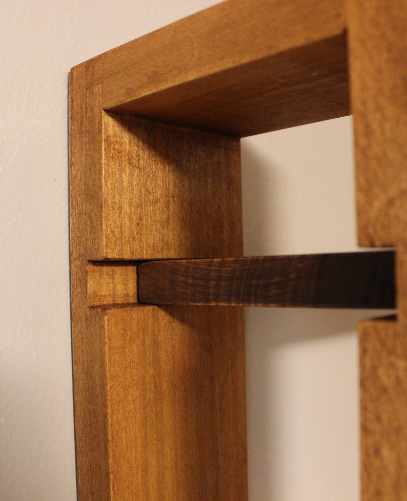 Shift Shelf, Poplar Hardwood Modern Handmade Floating Shelves for Wall ...