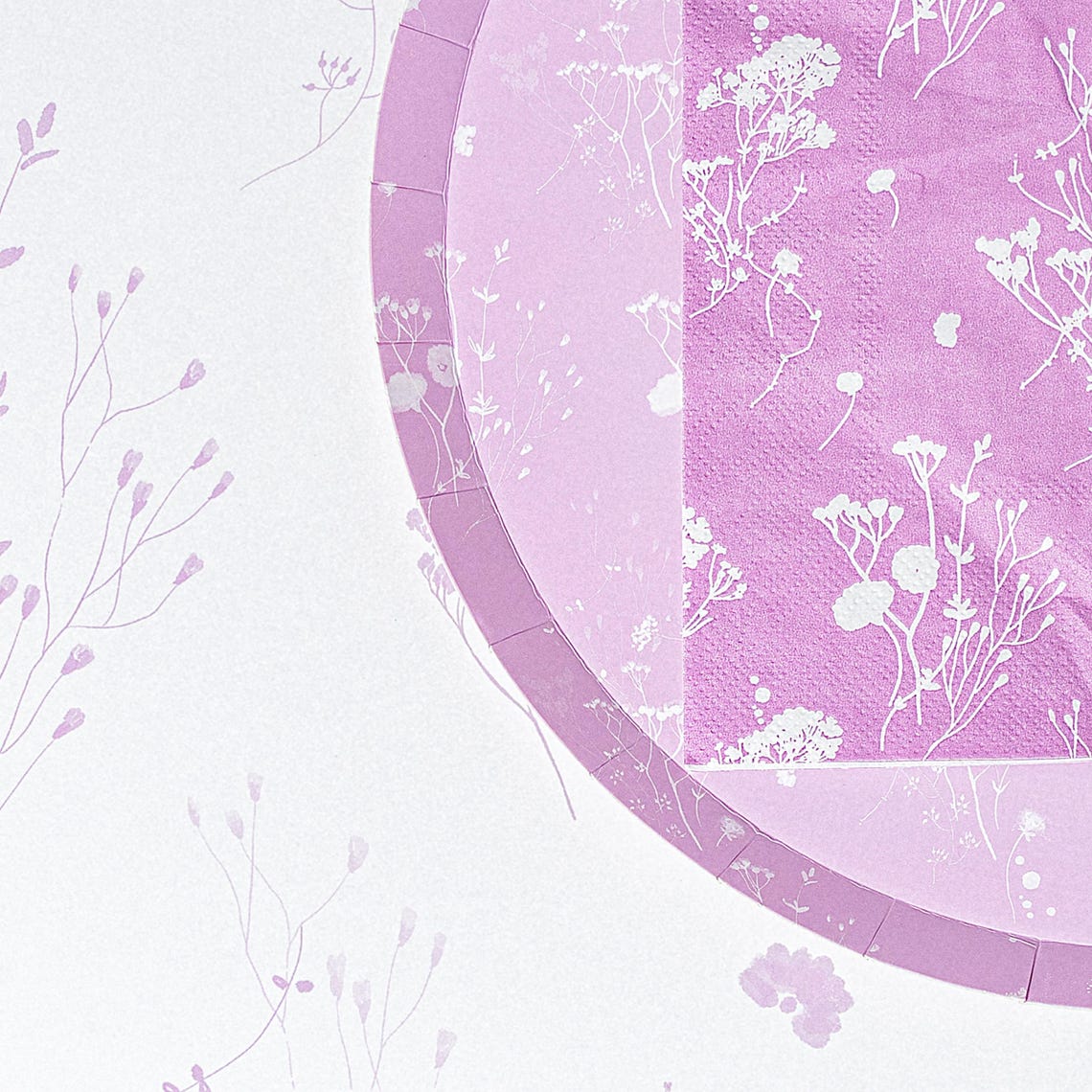 Lilac Plates - Premium Disposable Paper Plates - Etsy