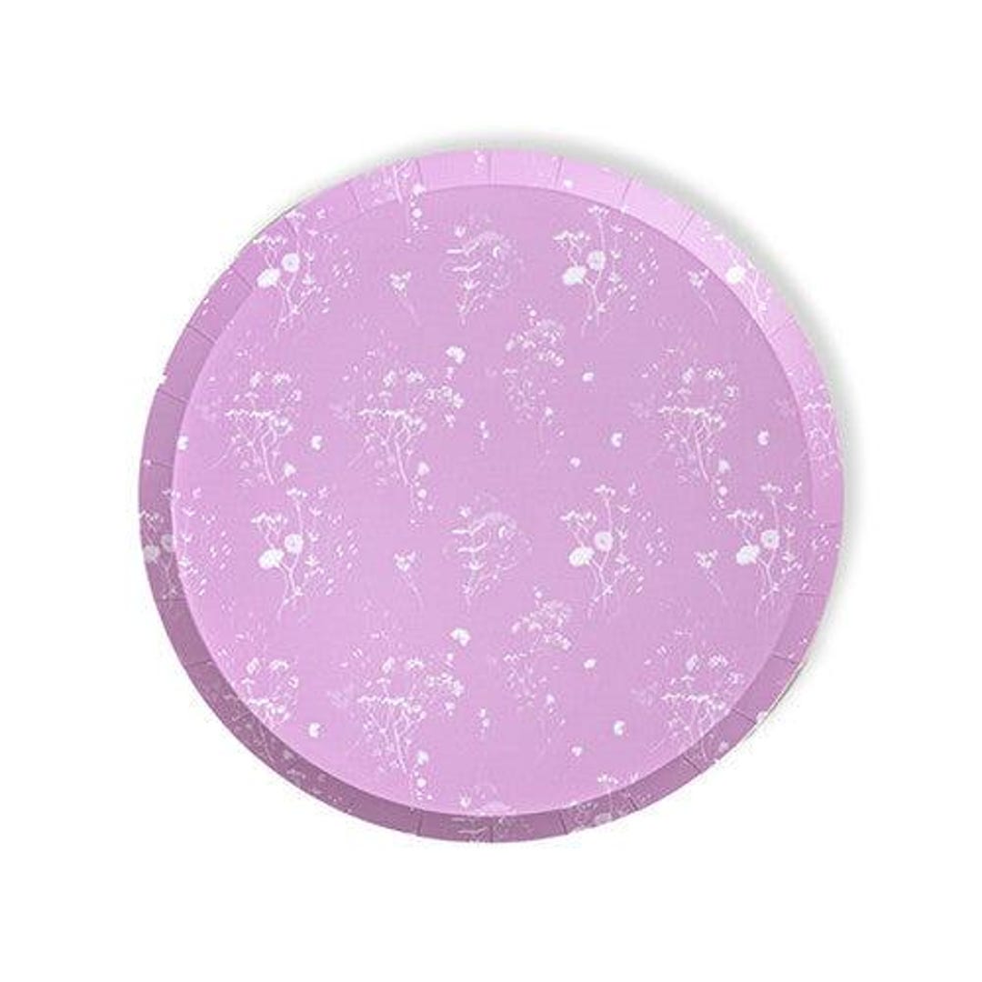 Lilac Plates - Premium Disposable Paper Plates - Etsy
