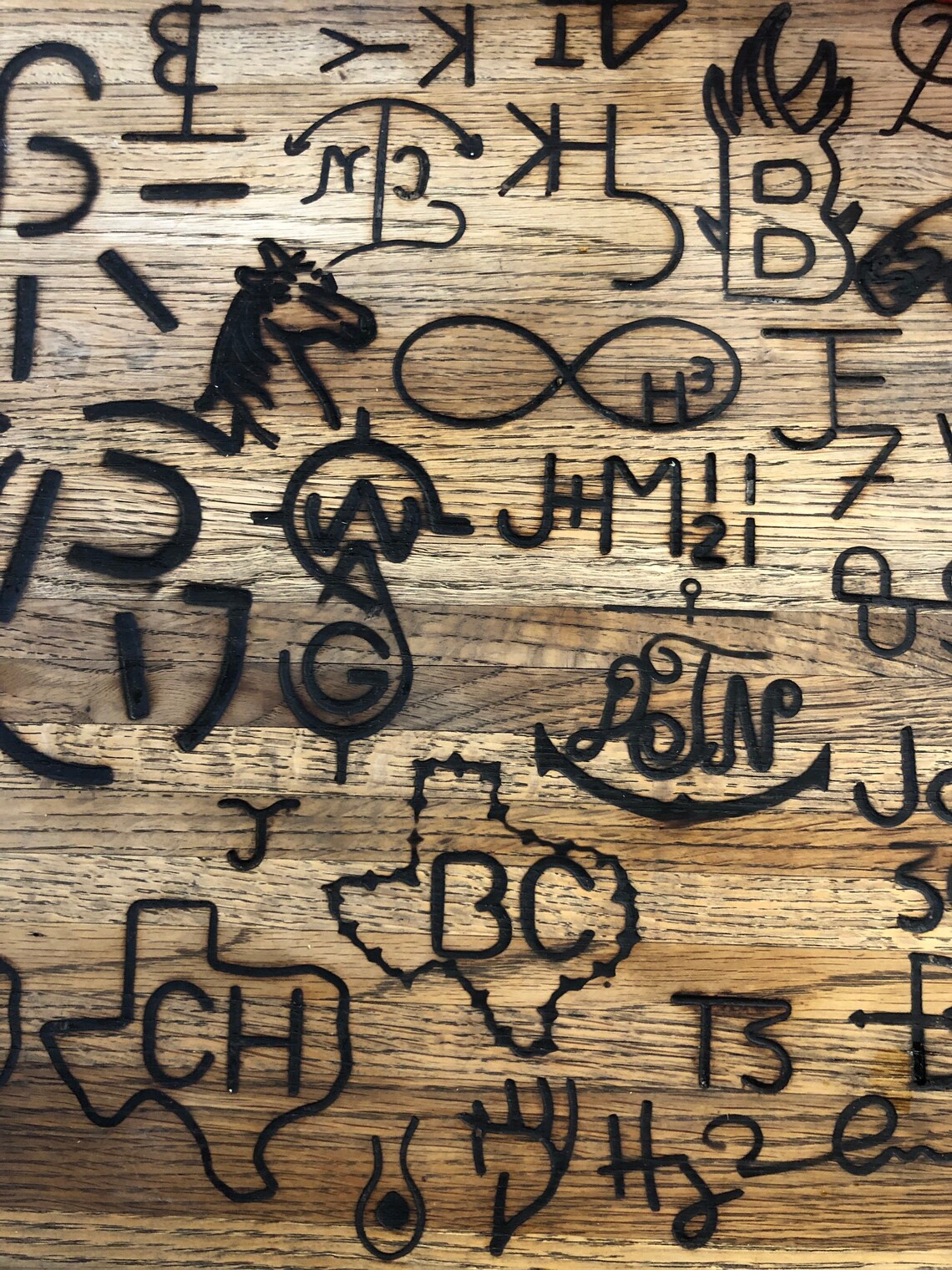 Custom Miniature Branding Iron 1 contact for Quote - Etsy