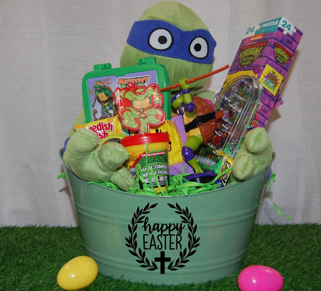 Kids Easter Basket; Prefilled Easter Basket; Kids Candy Filled Easter ...