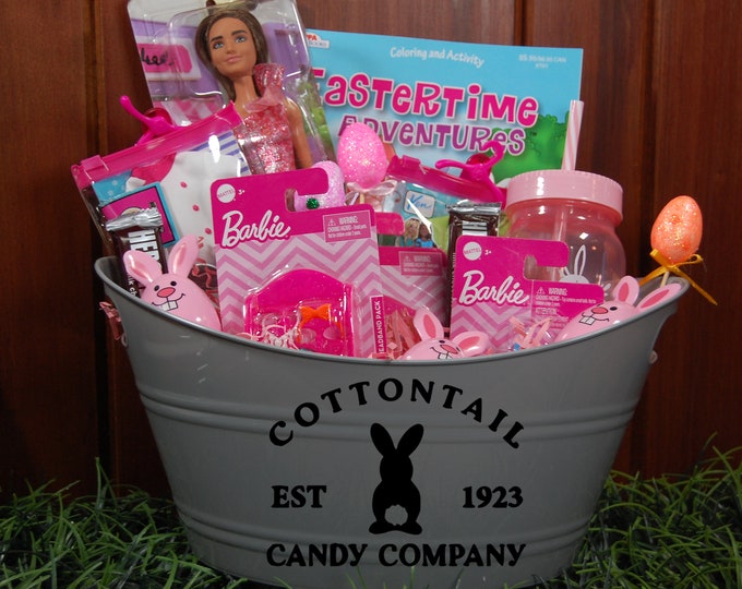 Kid's Easter Basket Prefilled Easter Basket Kids Candy Filled Easter ...