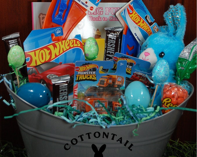 Kid's Easter Basket Prefilled Easter Basket Kids Candy Filled Easter ...