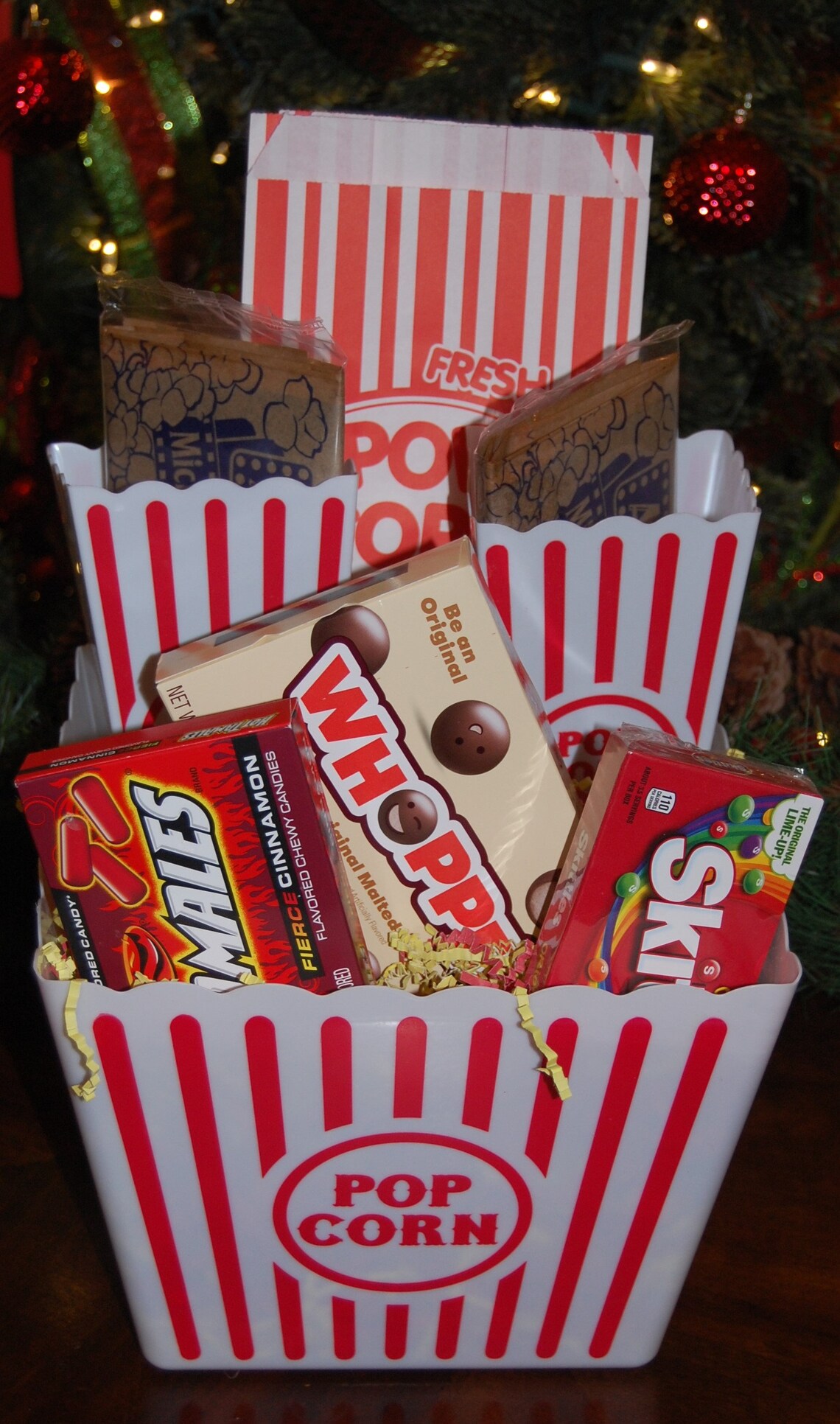 Movie Night Family Snack Gift Box Popcorn Gift Box Candy - Etsy