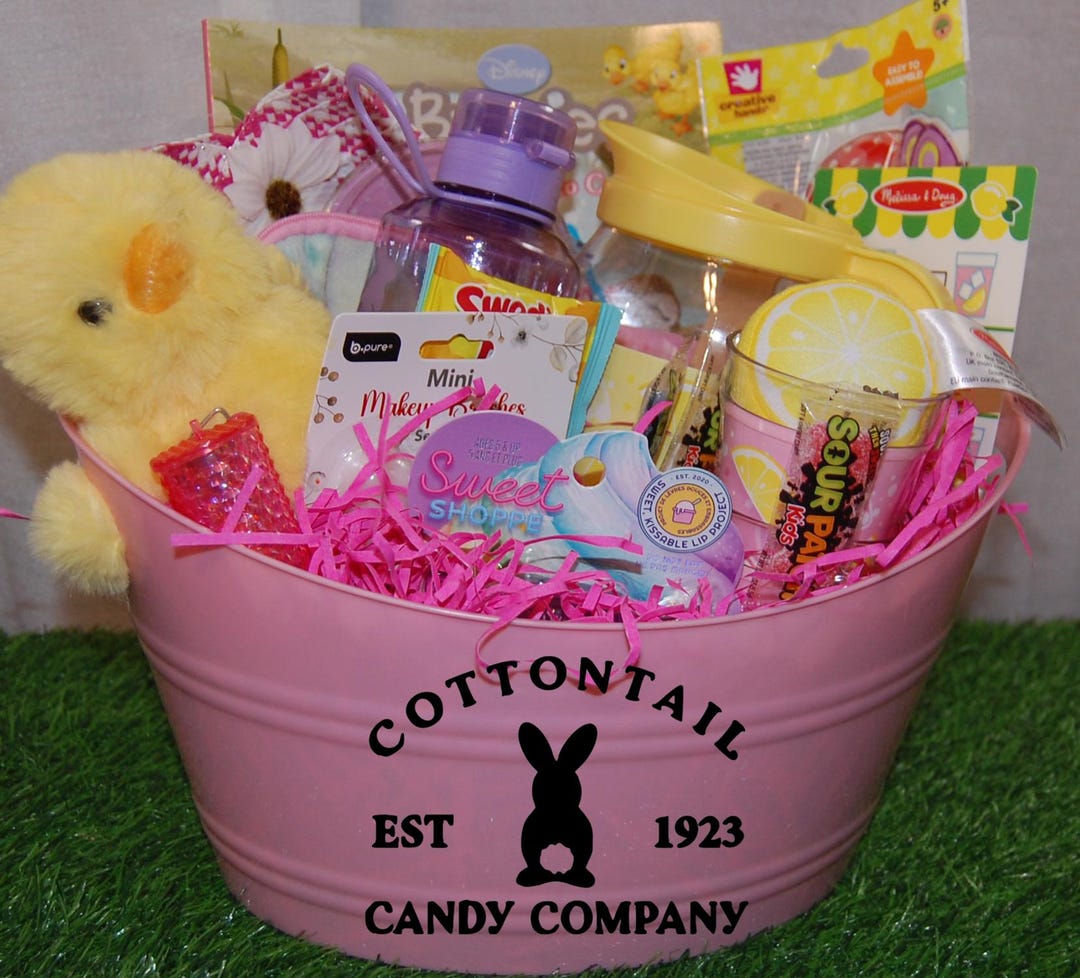 Kid's Easter Basket; Prefilled Easter Basket; Kids Candy Filled Easter ...