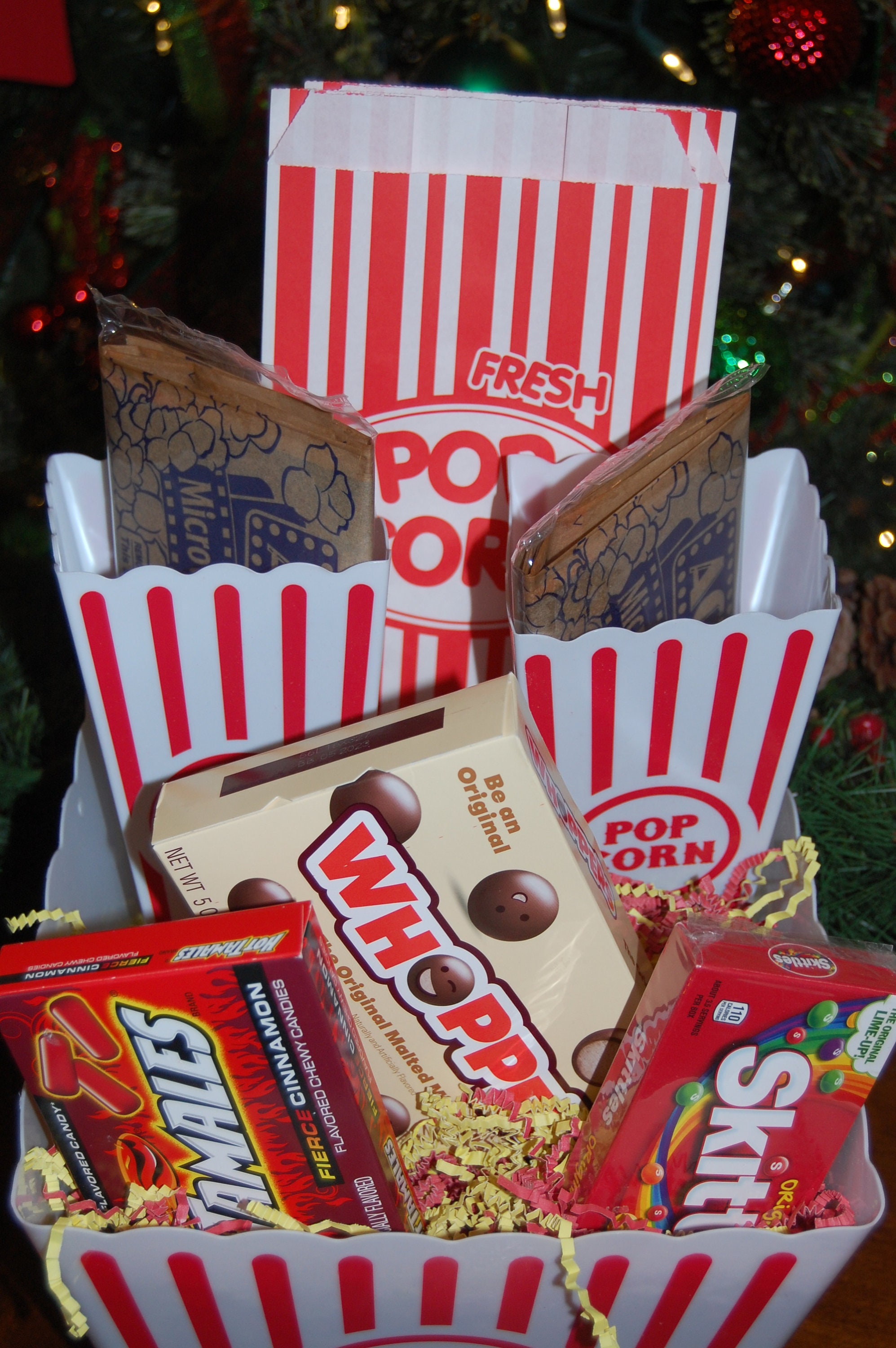 Movie Night Family Snack Gift Box Popcorn Gift Box Candy - Etsy