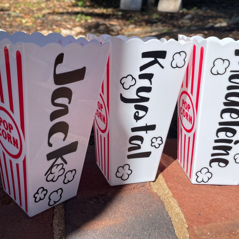 Personalized Popcorn Bucket - Etsy