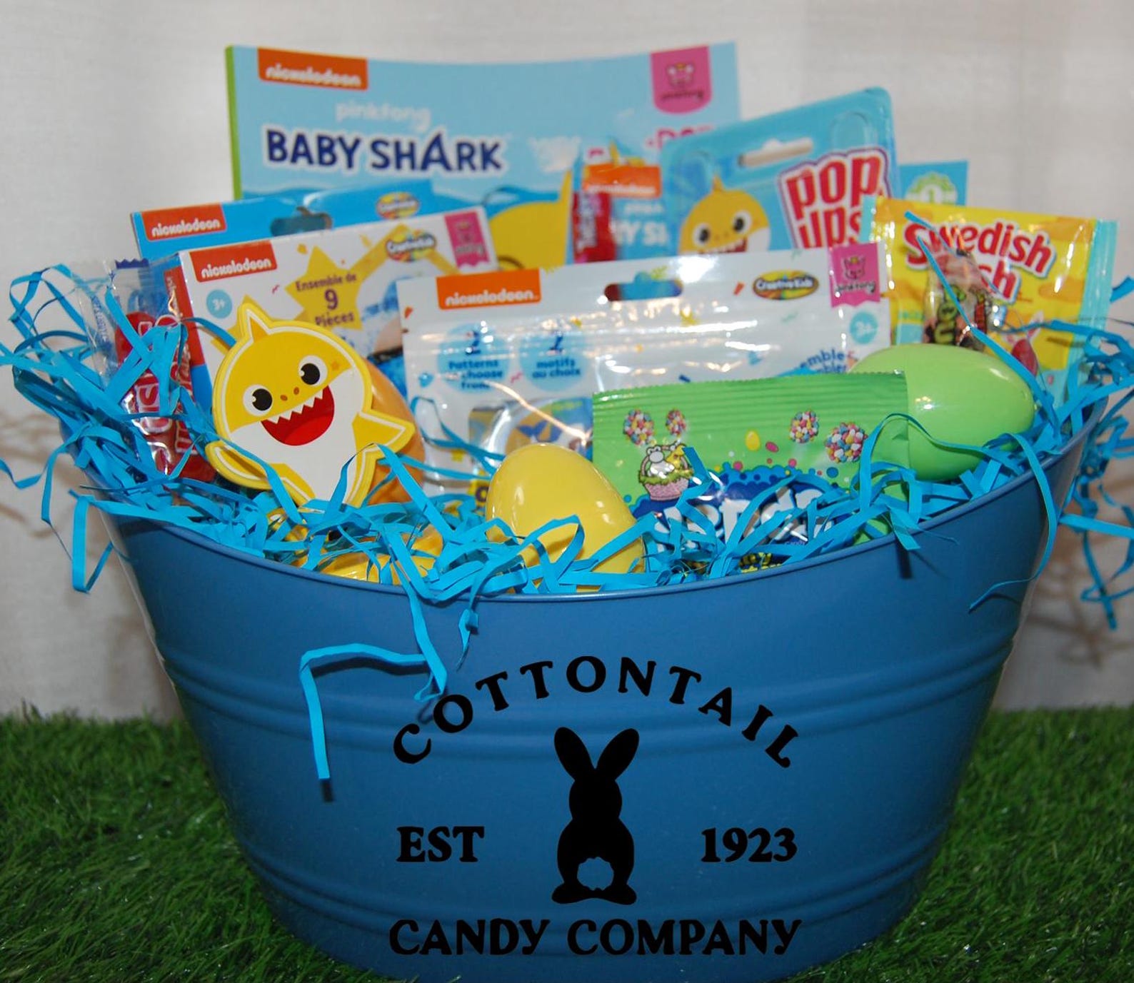 Kids Easter Basket Prefilled Easter Basket Kids Candy Filled Easter ...