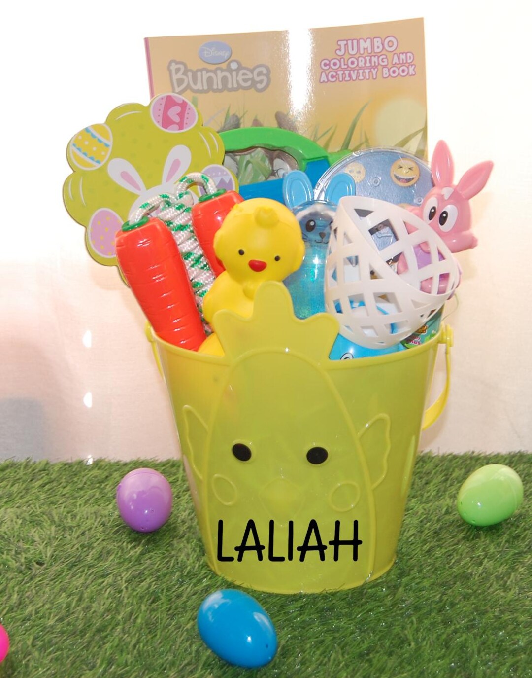 Kids Easter Basket; Prefilled Easter Basket; Kids Candy Filled Easter ...