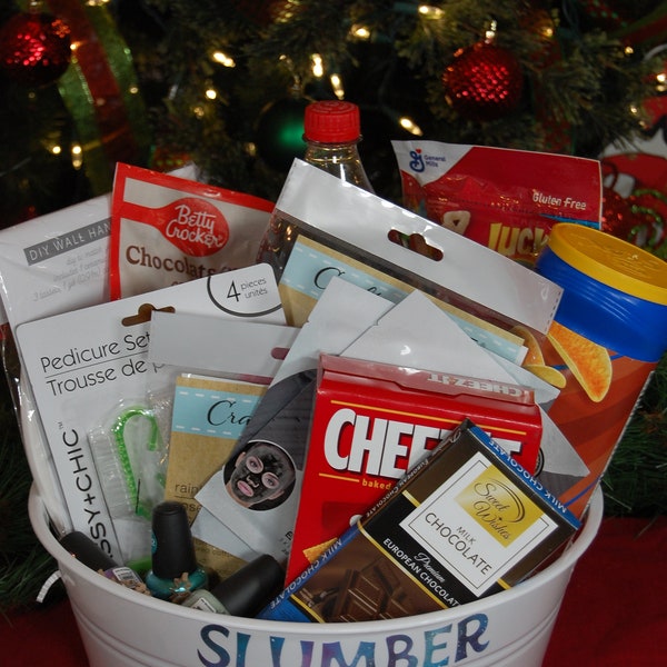 Slumber Party Basket - Etsy