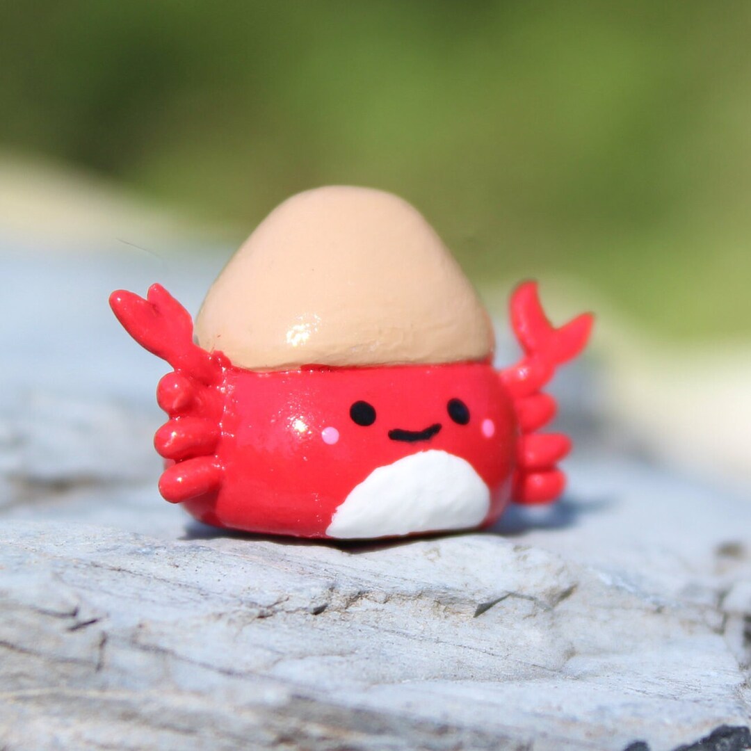 Mini Indie the Hermit Crab Clay Figure - Etsy