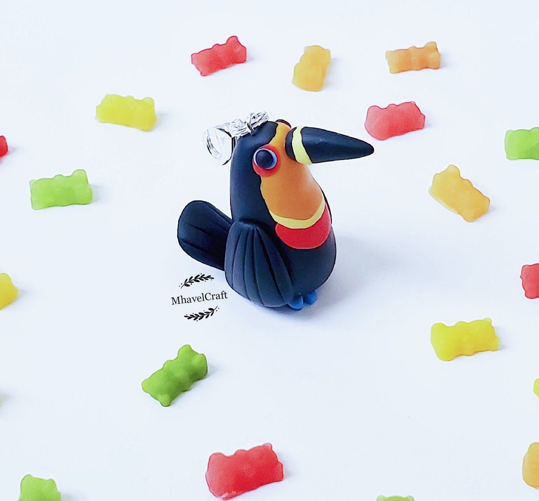 Toucan Pendant, Channel Billed Toucan Pendant Charm, Toucan Lovers Gift ...