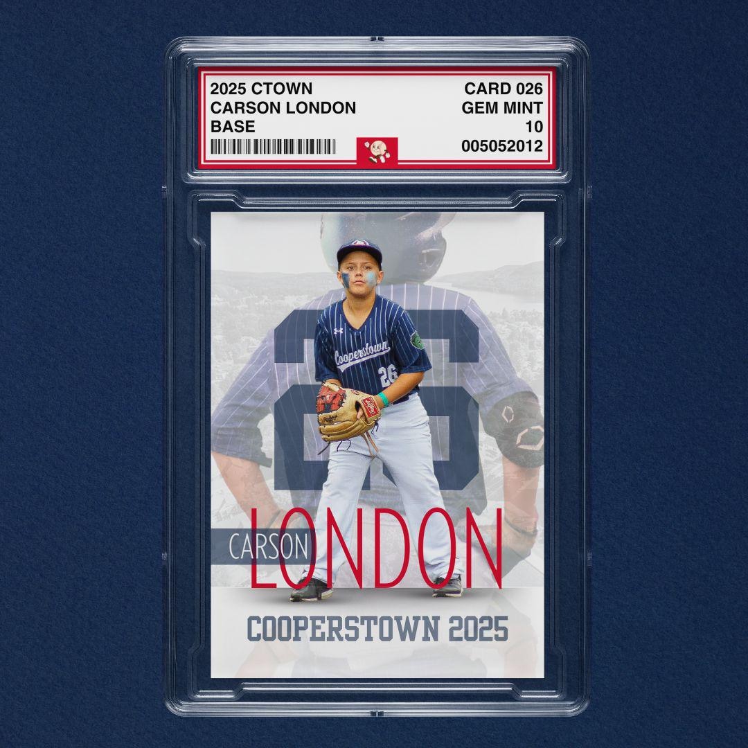 Custom COOPERSTOWN Baseball Card Slab or Digital Design - Etsy