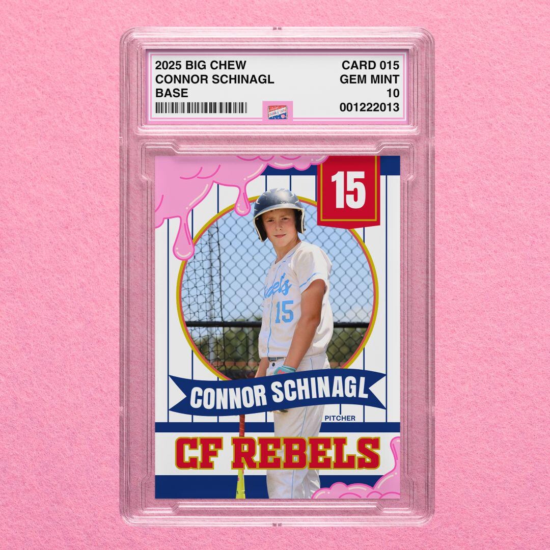 Custom Baseball Card BIG CHEW Slab or Digital Design - Etsy