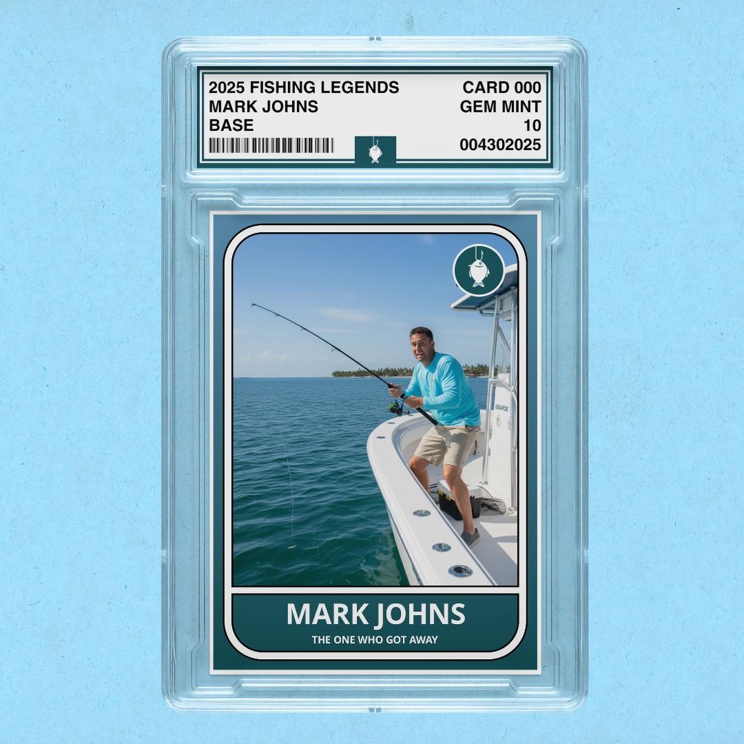 Custom FISHING LEGENDS Collectors Card Slab or Digital Design - Etsy