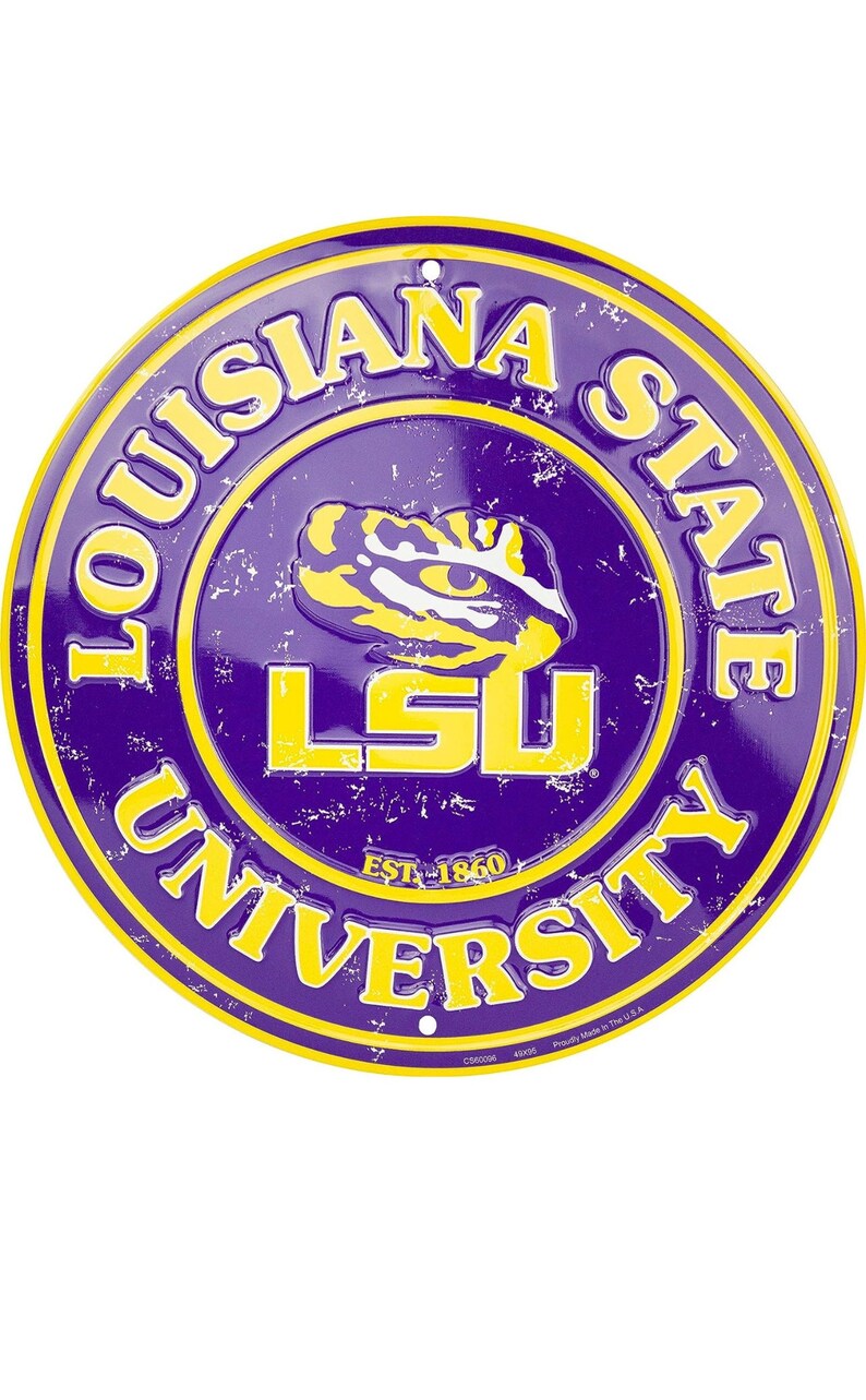 LSU Wreath for Kevin - Etsy