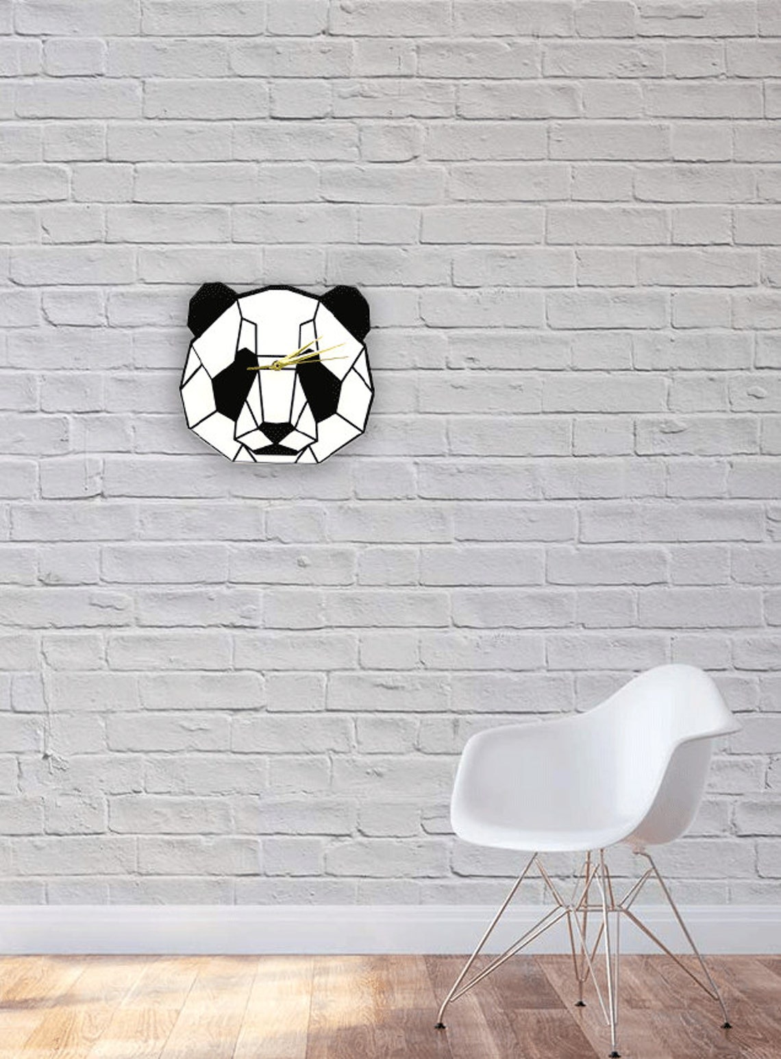 Kids Clocks | Panda Clock | Wall Clock | Vinyl Record Clock | Kitchen ...