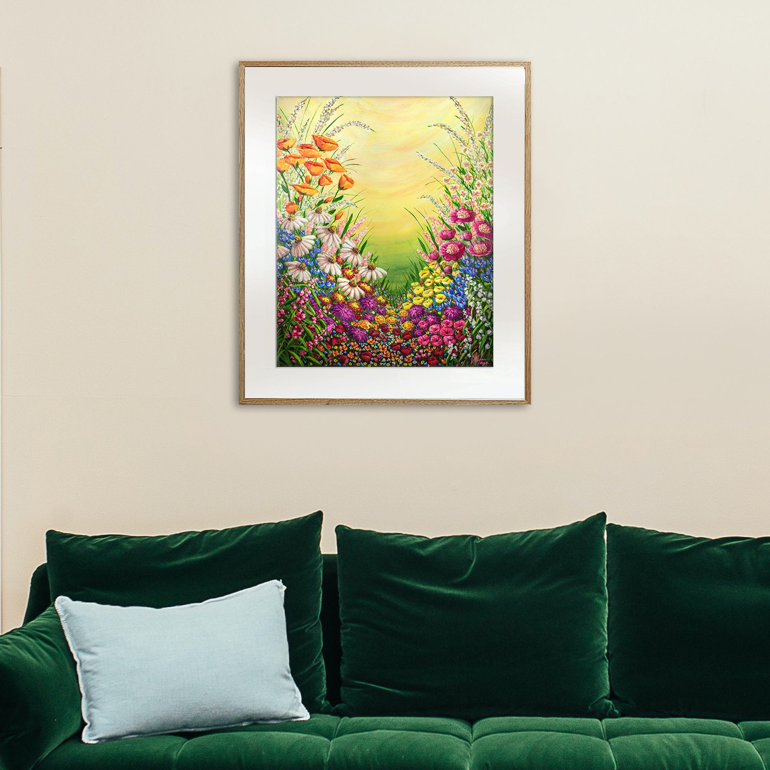 Wildflowers II Series by Veronica Hage Set of 2 Prints of My Original ...