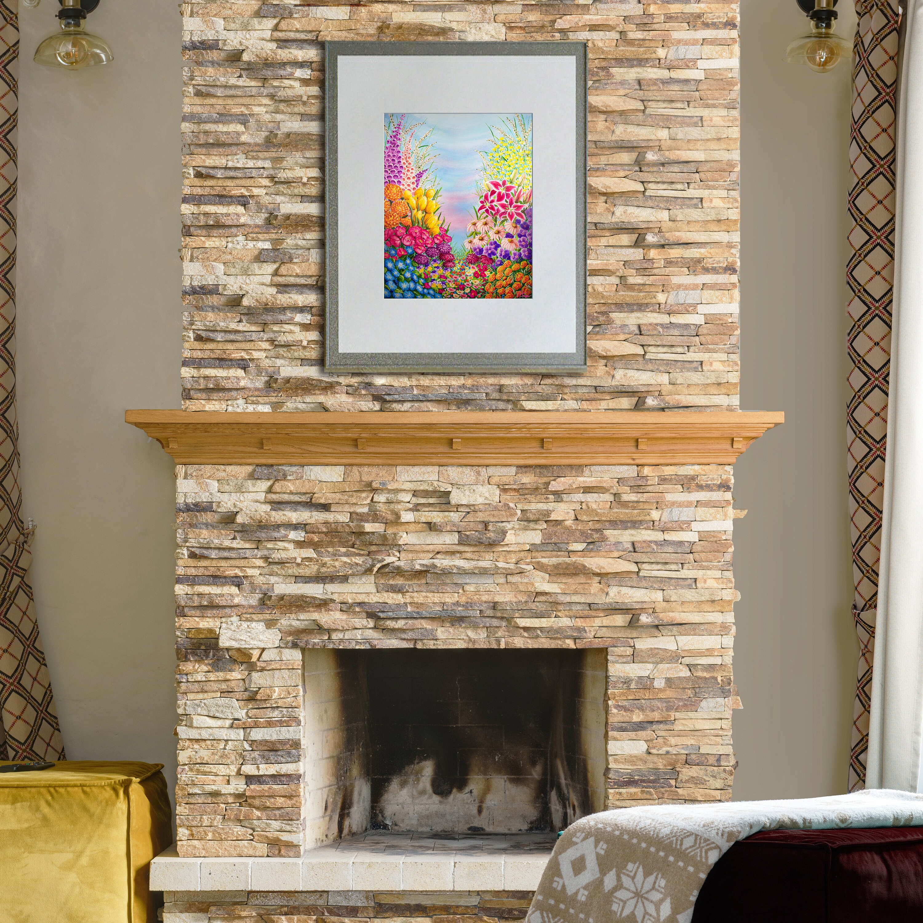 Wildflowers II Series delightful Path by Veronica Hage Print of My ...