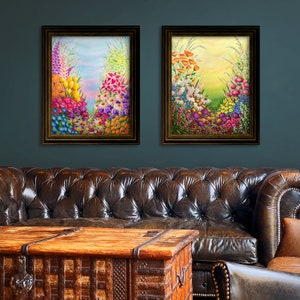 Wildflowers II Series "delightful Path" by Veronica Hage - Print of My ...