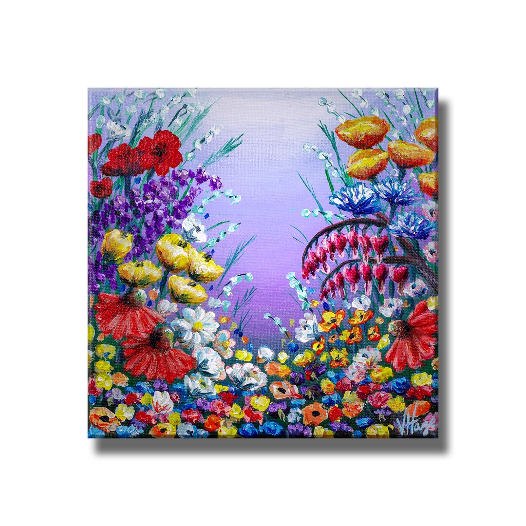 Wildflowers Series “dusk Delight” by Veronica Hage - Print of My ...