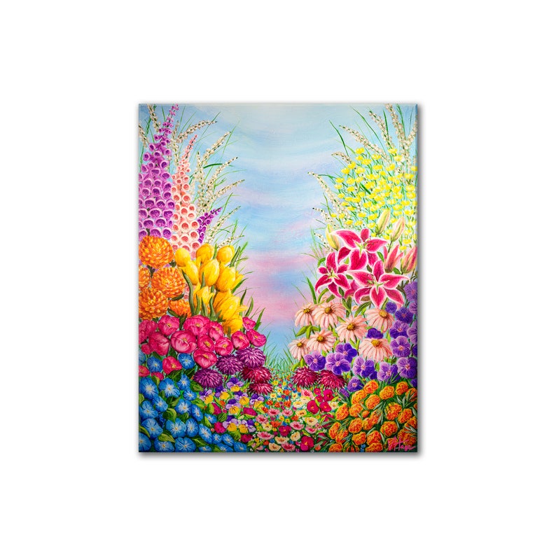 Wildflowers II Series "delightful Path" by Veronica Hage - Print of My ...