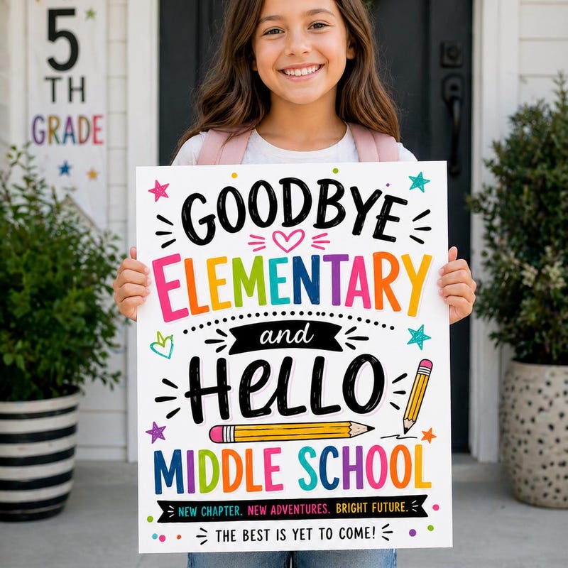 5th Grade Graduation Posters - Etsy