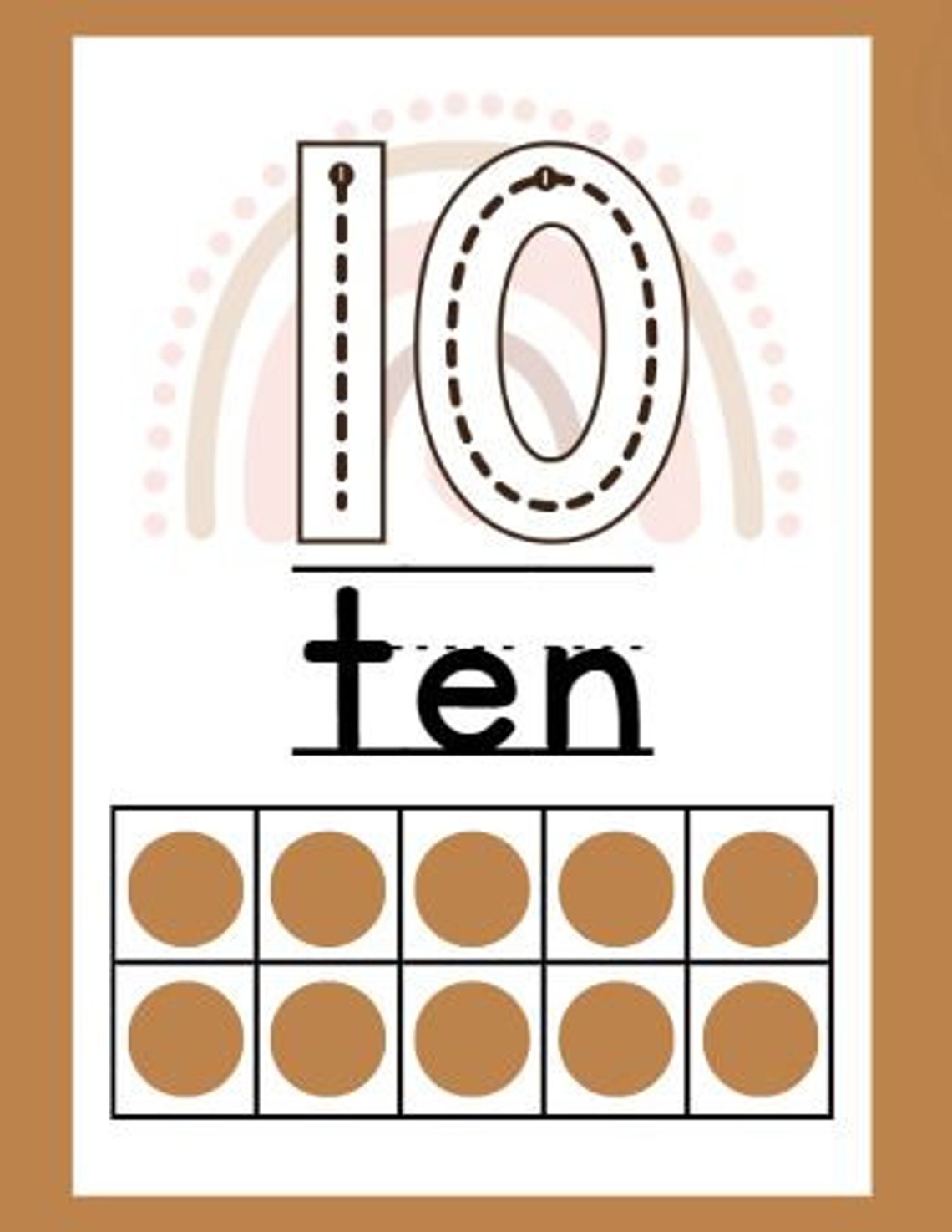 Modern Boho Number Pages 1-20 - Etsy
