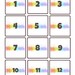 Colorful Rainbow Number Labels – Set of 1–36 | Bright Printable ...