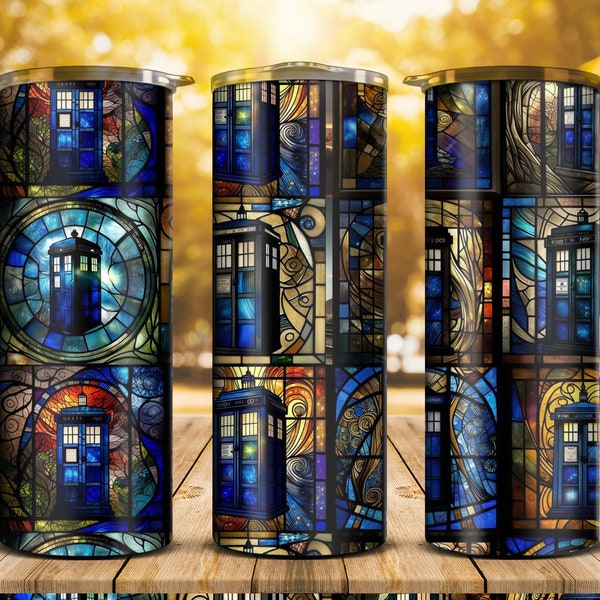 Stained Glass Tardis - Etsy