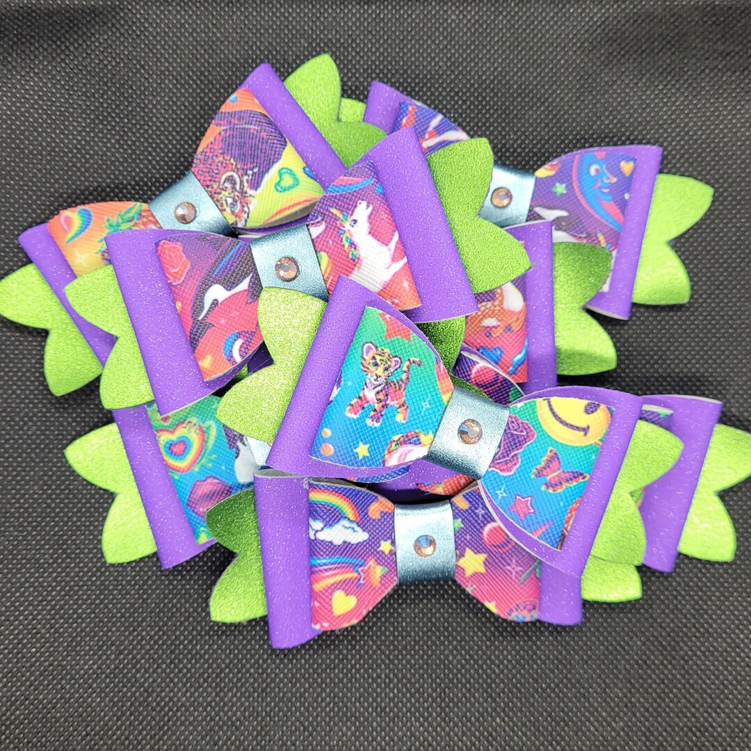Lisa Frank Inspired Hair Bows - Multiple Varieties - Etsy