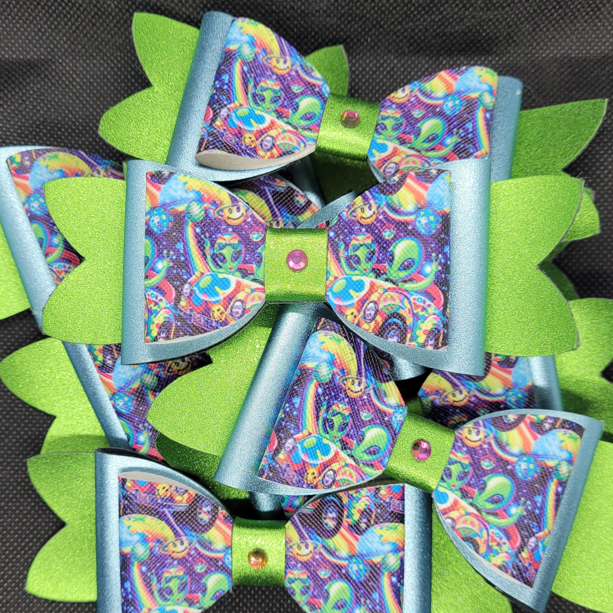 Lisa Frank Inspired Hair Bows Multiple Varieties - Etsy