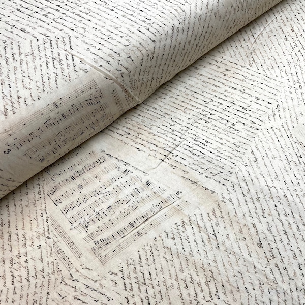 Text Print Fabric - Etsy