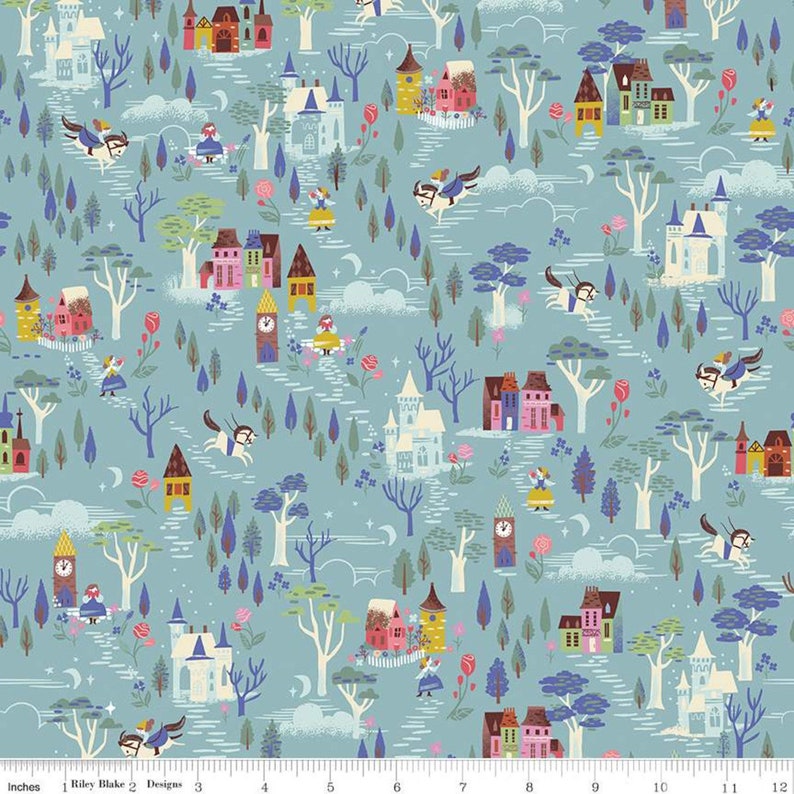 Beauty and the Beast French Countryside by Jill Howarth for Riley Blake ...